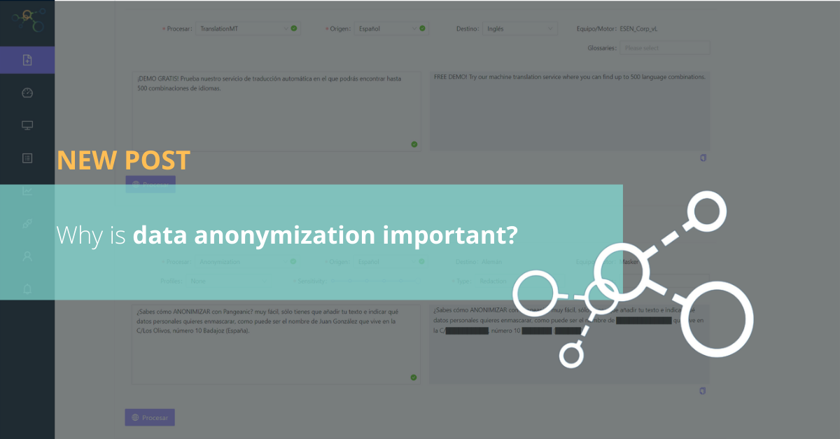 Why is data anonymization important? | Pangeanic